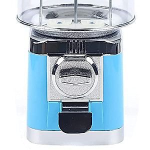 Candy Machine Commercial Automatic Candy Machine Vending Machine Bubble Gum Machine Home Vending Machine Coin Gumball Machine for Kids (Blue)