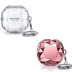 Goton Compatible for Samsung Galaxy Buds 2 pro Case(2022)/ Galaxy Buds 2 Case (2021)/ Galaxy Buds Pro Case (2021) / Galaxy Buds Live Case (2020),Hard PC Shockproof Case Protective Cover with Keychain