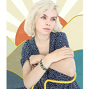 Van Gogh Cuff Bracelet Art Pattern Under Glass Dome Jewelry Handmade