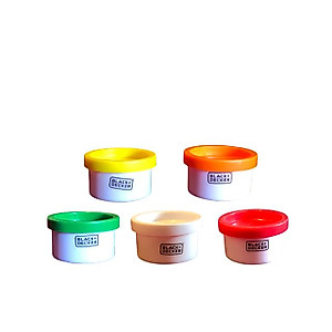 TOY DEALS USA, Cooking Toy Set, Kitchen Toy Set, Toy BBQ Grill Set, Little Chef Play, Kids Grill Playset, Interctive BBQ Toy Set for Toddlers, 20 Molds & Patterns Inside Plus 5 Pots of Dough