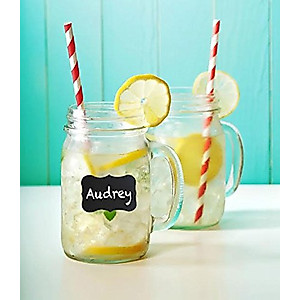 Outside the Box Papers Strawberry Shortcake Theme Polka Dot and Striped Paper Straws 7.75 Inches 100 Pack Red, Pink, Lime Green, White