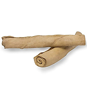 Cadet Premium Grade Beef Hide for Dogs, Long Lasting Rawhide Retriever Rolls, Single Ingredient Dog Chews, Peanut Butter Flavor, 10 Inch (4 Count)