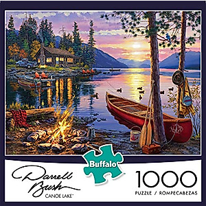 Buffalo Games - Darrell Bush - Canoe Lake - 1000 Piece Jigsaw Puzzle