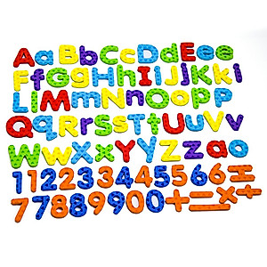 Magnetic Letters and Numbers for Classroom Educating Kids in Fun -Educational Alphabet Refrigerator Magnets Building Preschool Toddler Spelling and Learning Rfidge Magnets-112 Pieces