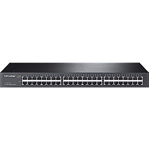 TP-Link 48-Port Unmanaged Gigabit Ethernet Switch, Steel Case, 19-inch Rack-Mount(TL-SG1048)