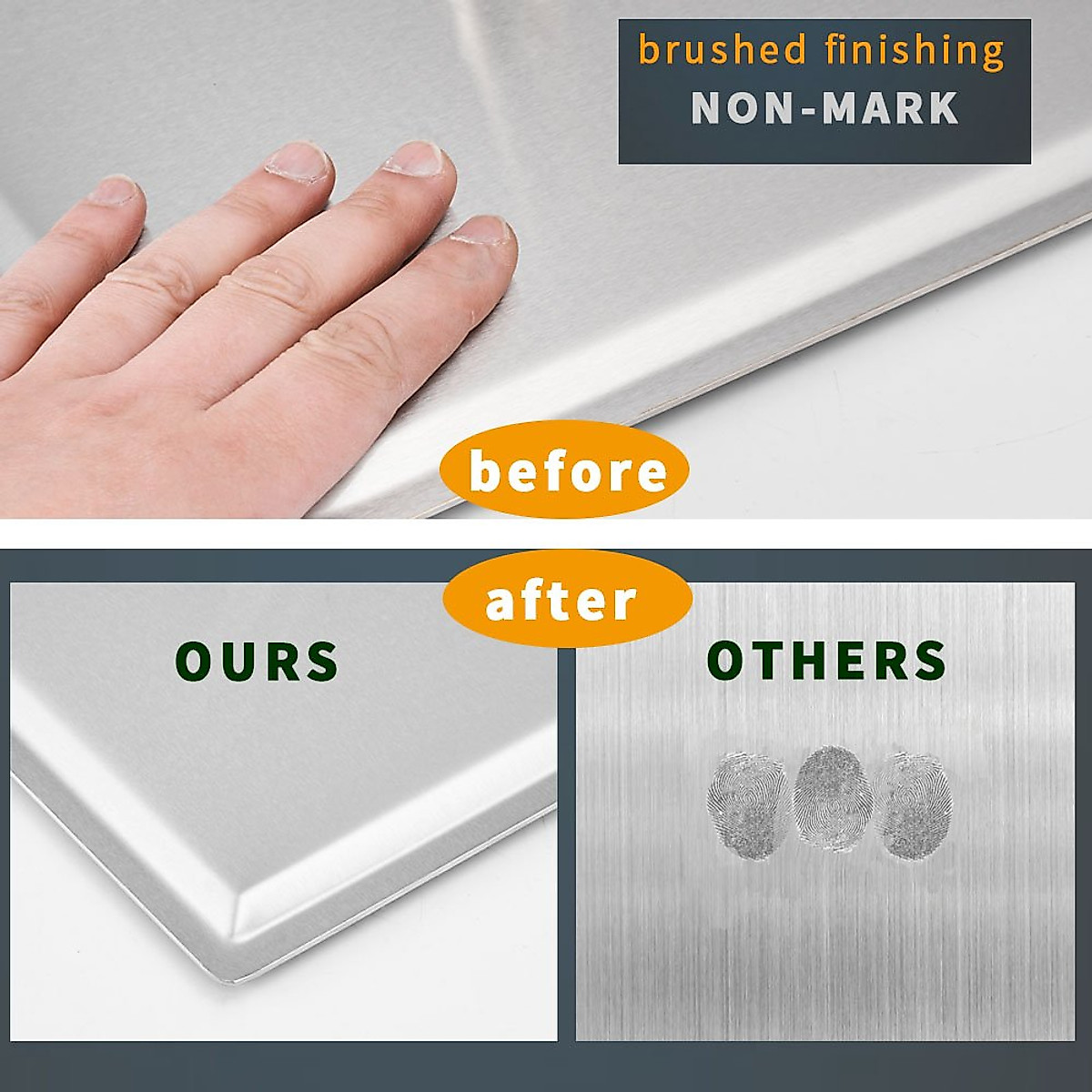 BESy 12 Inch Rain Shower Head, 12" Square Rainfall & High Pressure Stainless Steel Bath Showerhead, 20 Inches Straight Extended Shower Arm With Flange, Rain Shower Head Extension Arm Brushed NIckel