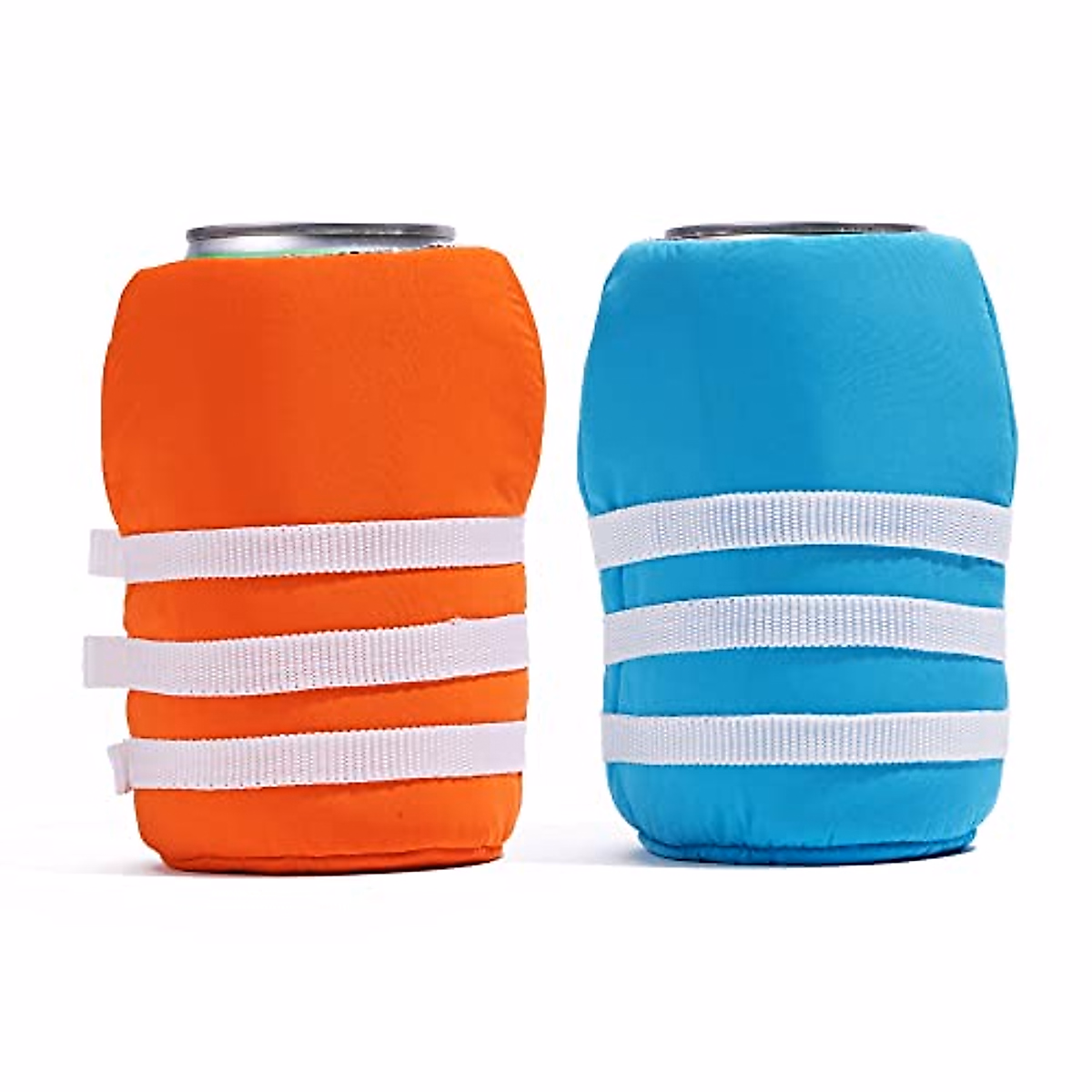 2 PACK - Cold Beer Coat Brew Jacket Cooler Life Vest Jacket Cover by In-Cog-Neato Secret Hide a Beer Can Beverage Cooler For 12oz Cans Unique Gifts for Her Him (Life Jacket)