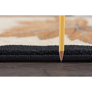 Tayse Northern Wildlife Multi-Large Color Area Rug for Living Room & Bedroom & DiningRoom - Cabin, Lodge and Farmhouse Style Rustic Indoor Carpet, 8'9'' x 12'3'', NTR6660 9x12