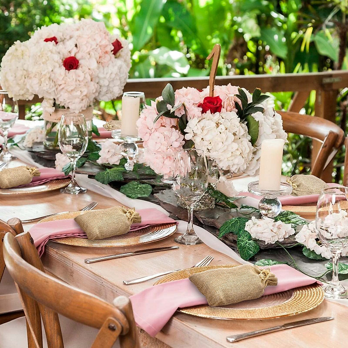 Jutieuo 25pcs Small Burlap Bags with Drawstring 4x6 Inch Reusable Premium Mini Gift Bag with Tag and String, Linen Sacks Bags for WeddingParty Favor Bags, Jewelry Pouches, Coffee, DIY Craft Bags