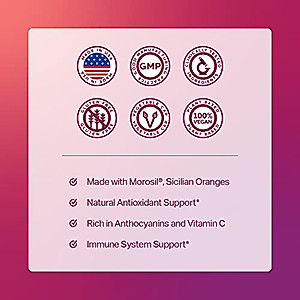 Anew Vita Morislim w/Morosil | Antioxidant Boost | Immunity Support | Moro Red Orange | 60 Vegetable Capsules | Non-GMO | Gluten Free | Made in USA