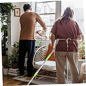 BCOATH 1 Set Mop Pole Mopping Replacement Rotating Mop Rod Floor Cleaner Mop Handle Mop Rod Mop Accessory Rod Rotary Mop Rod Commercial Mop Turnicate Kit Mops Green Plastic