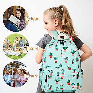 DUAGLAGT Girls Backpack for Kids Schoolbags - Cute Unicorn Backpack for Women Lightweight Daypack Teens Girls Bookbag Set with Lunch Box & Pencil Case (Black)