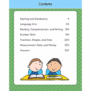 3rd Grade BIG Workbook All Subjects for Kids 8 - 9 includes 220+ Activities, Spelling, Grammar, Reading Comprehension, Writing, Math, and More