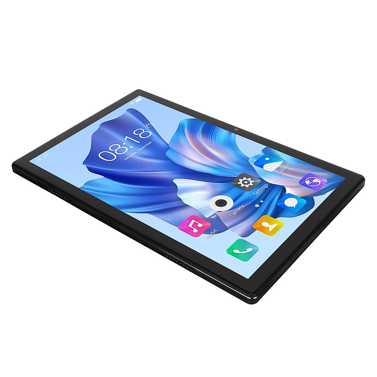 Honio Smart Tablet, 10 Inch Tablet Stand 4GLTE 5GWiFi 1920x1200 Resolution Portable Front 8MP Rear 20MP US Plug 100-240V Octa Core CPU for Entertainment (Black)