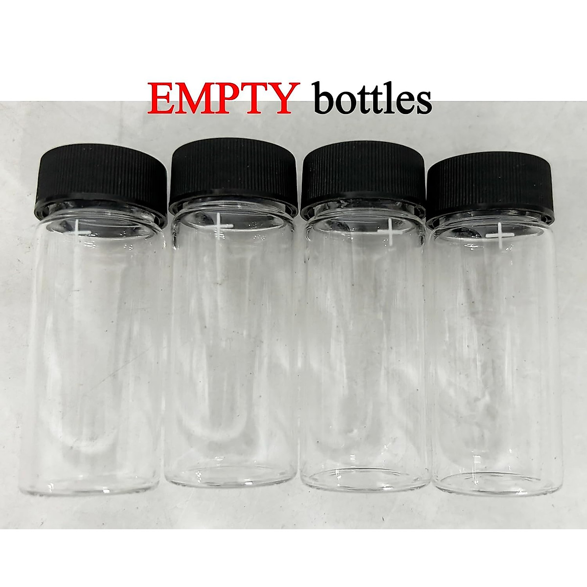 YFYIQI Sample Bottles SGZ-B Series Turbidity Meter Turbidimeter Solution Standard Bottles with 4 Empty 25 * 60mm Glass Sample Bottles