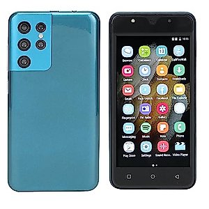 S21 Ultra Smartphone, 5.0 Inch Unlocked Cell Phone with 24MP Front Camera, 48MP Rear Camera, HD Plus Screen Dual Cards Dual Standby for Andro 10.0 (Green)