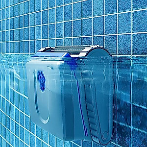 AIRROBO PC100 Cordless Robotic Pool Cleaner -Pool Vacuum Cleaner for Inground Pools and Above Ground Pools, Scrubbing Pool's Floor, Wall, Waterline, Smart Navigation and parking system, Lasts 120 Mins