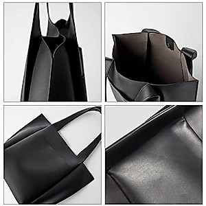 VODIU Womens PU Leather Tote Bag for Women Handbags Top Handle Bags Purses Large Capacity Shoulder Bag