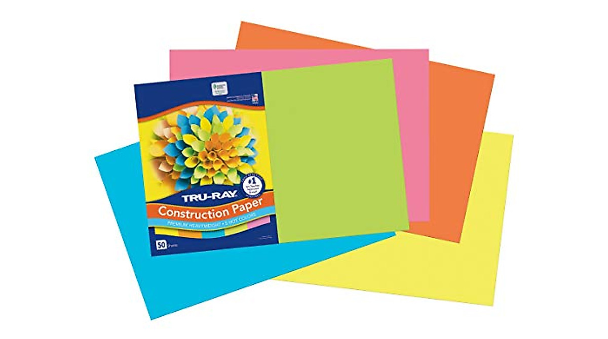 Tru-Ray Heavyweight Construction Paper – 50 Sheets