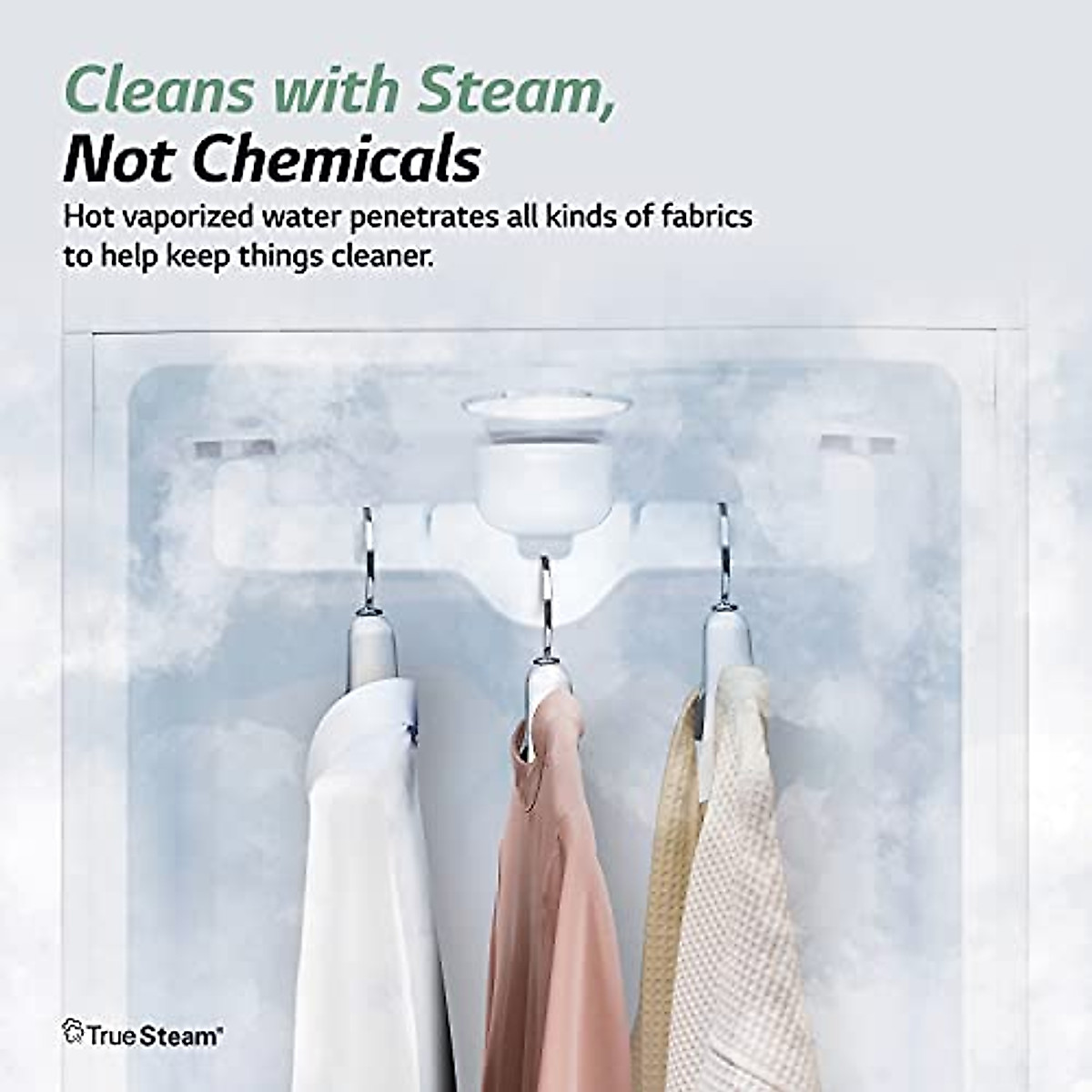 LG Styler Steam Closet | Clothes Steamer for Garments and Household Item Care | Sanitize, Deodorize, Freshen & Dry with Steam Technology & Moving Hangers| Easy Install | Wi-Fi enabled| Espresso