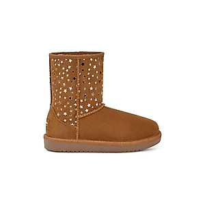 Koolaburra by UGG Kids' Koola Short Stars, Chestnut, 1