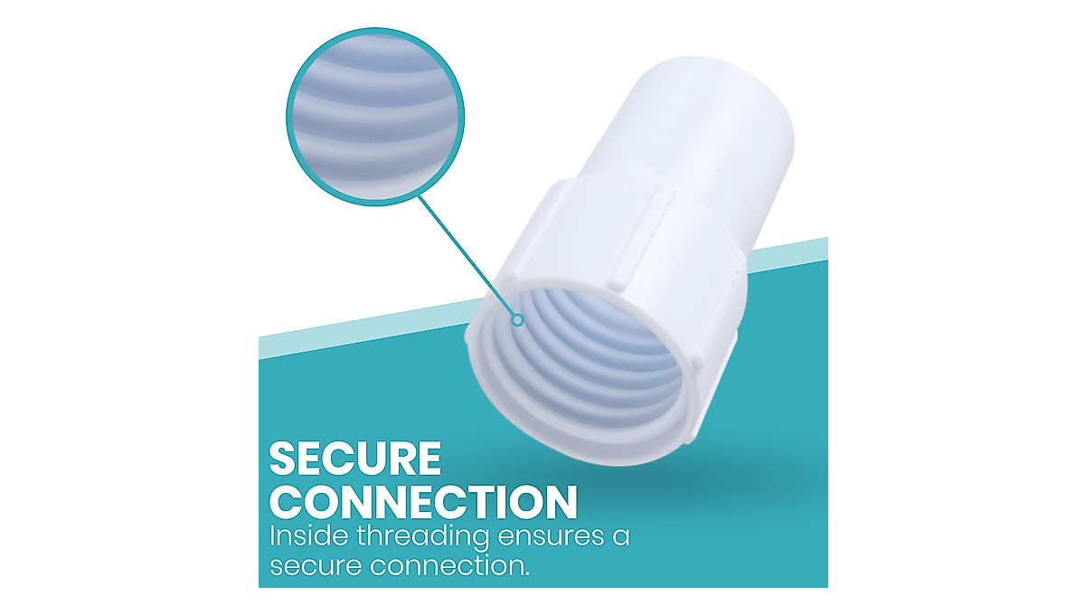 Durable 1-1/2" Pool Hose Cuff - 2-Pack for Easy Connection