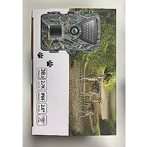 MAXDONE Trail Camera Hunting Camera Game - 1520P 28MP Trail Camera with Night Vision Motion Activated Waterproof IP66 Trail Cam 0.2s Trigger Time with 850nm Game Cameras and 2” LCD Wildlife Camera
