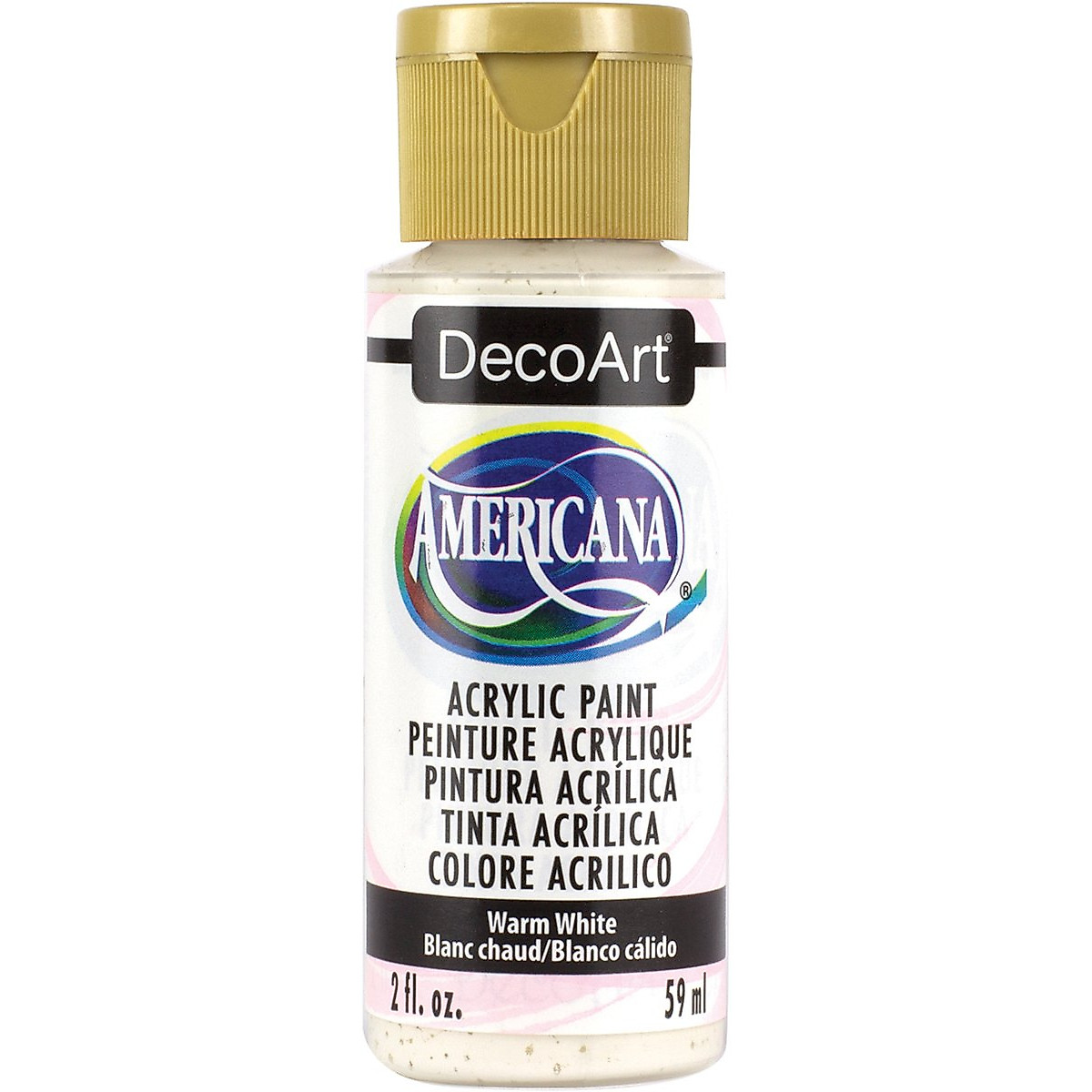 DecoArt Americana Acrylic Paint, 2-Ounce, Warm White