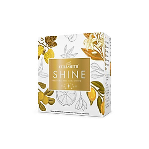 Curlsmith - Shine Kit, Shampoo, Conditioner, Jelly & Cream, Sensitive, Fragrance Free, for All Curl and Hair Types, Vegan, 2 x 12 fl oz, 2 x 2 fl oz