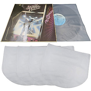 Evelots 12 Inch Vinyl Record Protective Sleeves-Set of 100 Clear Plastic LP Premium Record Sleeves-Anti Static-No Scratch, dust and Dirt-Protect Your Album Collection-Durable Storage