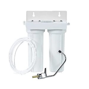 2 Stage 10" Drinking Water Filter with Faucet and Undersink Connection Kit