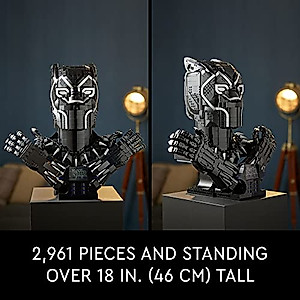 LEGO Marvel Black Panther, King T’Challa Model Building Kit, 76215 Collectible Wakanda Forever Memorabilia, Super Hero Set for Adults and Teens, Avengers Infinity Saga