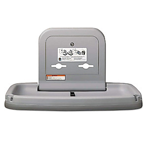 Koala Kare KB200-01 Horizontal Wall Mounted Baby Changing Station, Grey