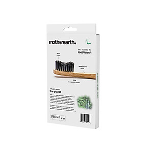 MOTHEREARTH 5 Pack Bamboo Toothbrush Biodegradable - Eco Friendly - Antibacterial - Natural Bamboo Toothbrushes - BPA Free - Soft Bristles - Organic, Vegan Wooden Toothbrush - Dentist Recommended