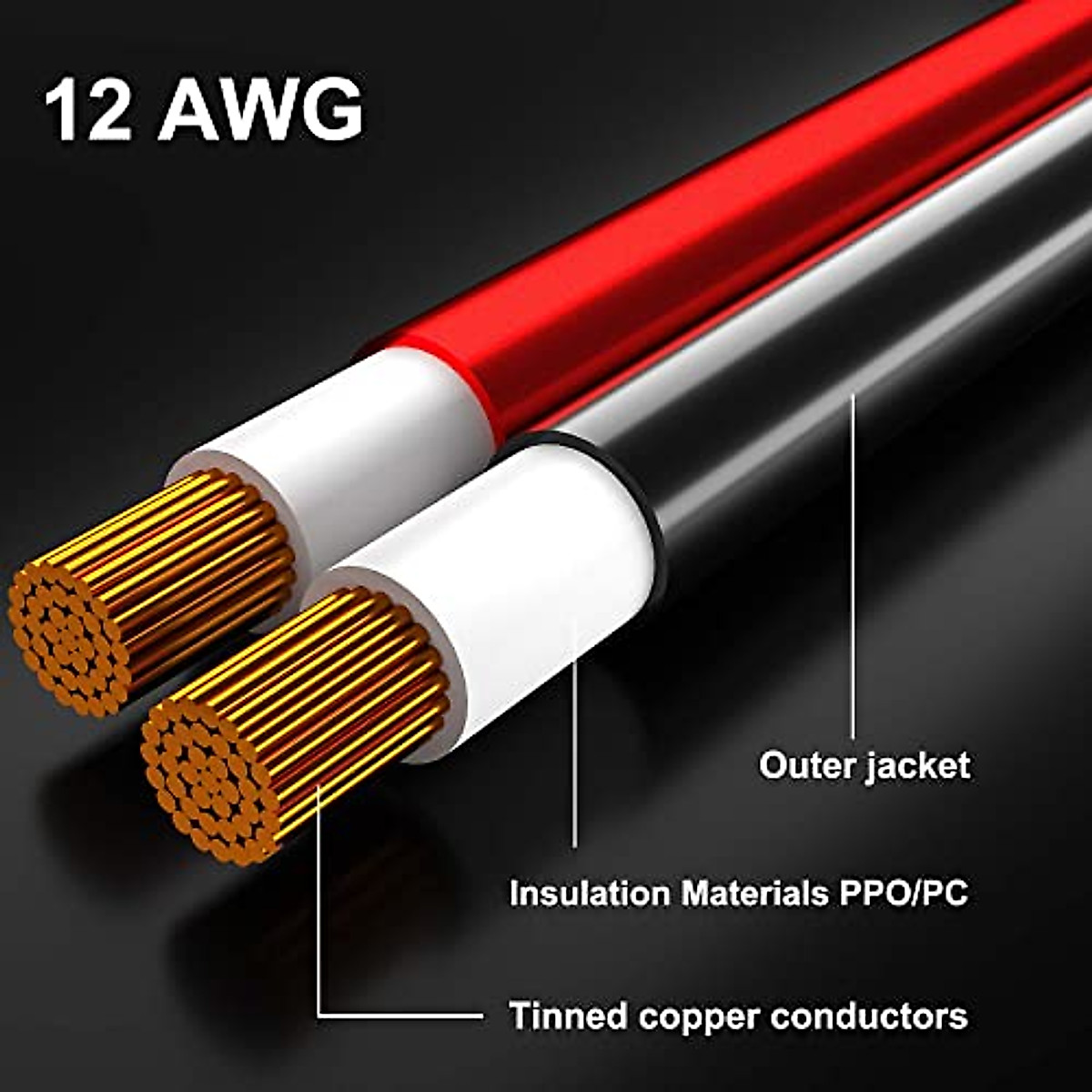 Leehitech SAE Power Socket Sidewall Port Connector Harness, 12AWG 1FT SAE Quick Disconnect Panel Mount Cable for RV Solar Battery 3-Pack