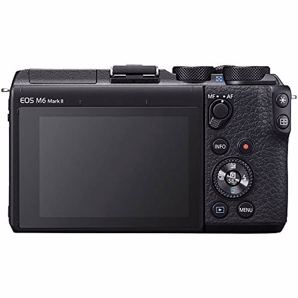 Canon EOS M6 Mark II Mirrorless Digital Camera with 15-45mm Lens Kit (Black) + Wide Angle Lens + 2X Telephoto Lens + Flash + SanDisk 32GB SD Memory Card + Accessory Bundle
