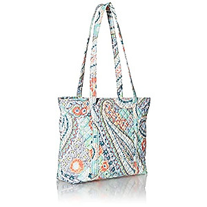 Vera Bradley Small Vera Tote Bag, Citrus Paisley-Recycled Cotton