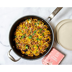 FALKSALT | Pink Himalayan Flake Salt 8.8oz. | Gourmet Finishing Salt Flakes | Handcrafted, Kosher and All Natural Gourmet Salt