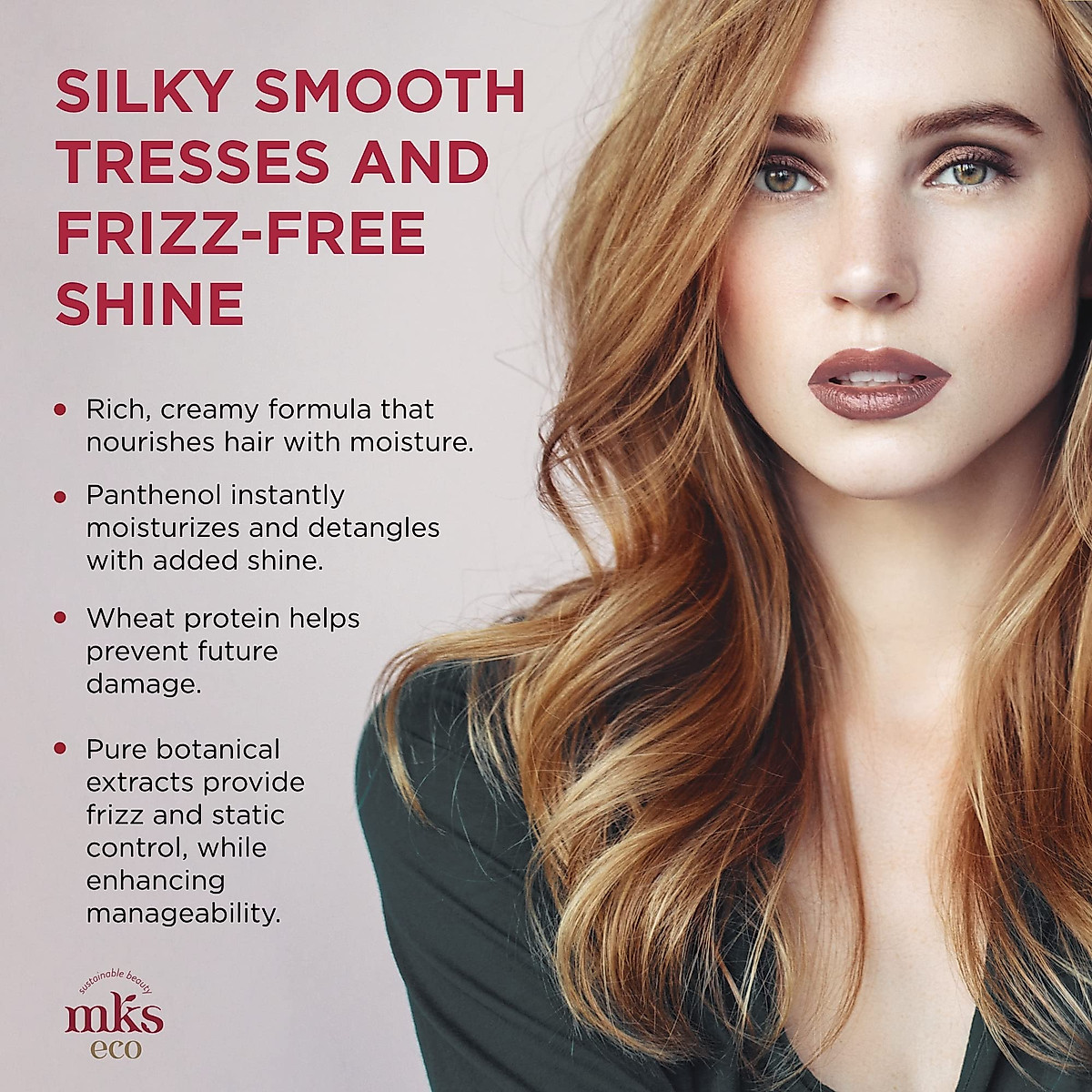 Earthly Body MKS eco Hydrate Conditioner, High Tide - 25 fl oz - Nourish & Moisturize Hair, Protect Against Breakage - Moroccan Argan Oil, Hemp Seed Oil - Vegan, Cruelty Free