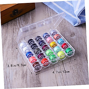TEHAUX Home Sewing Machines 25 Pcs Bobbin Case Bobbin Winder Bobbin Thread Bobbin Storage Bobbin Holder High Speed Home Sewing Machine