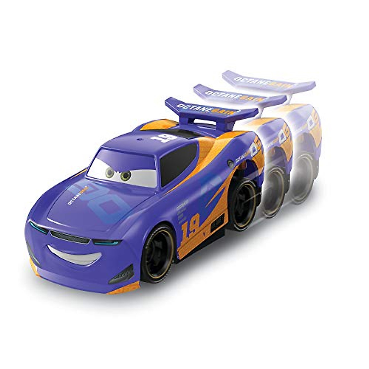 Disney Cars Toys Turbo Racers Assortment, Movie Character Vehicles, Pump Spoiler and Race, No Batteries for Endless Play, Ages 3 and up