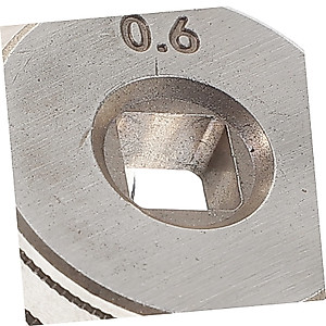 VILLCASE 6 Pcs Wire Drive Roller Flux Core Welder Mig Drive for Wire Feeder Wire Welder Wire Feed Welder Welpers Welder Cart Roller for Wire Feeder Feed Drive Knurled Steel Accessories