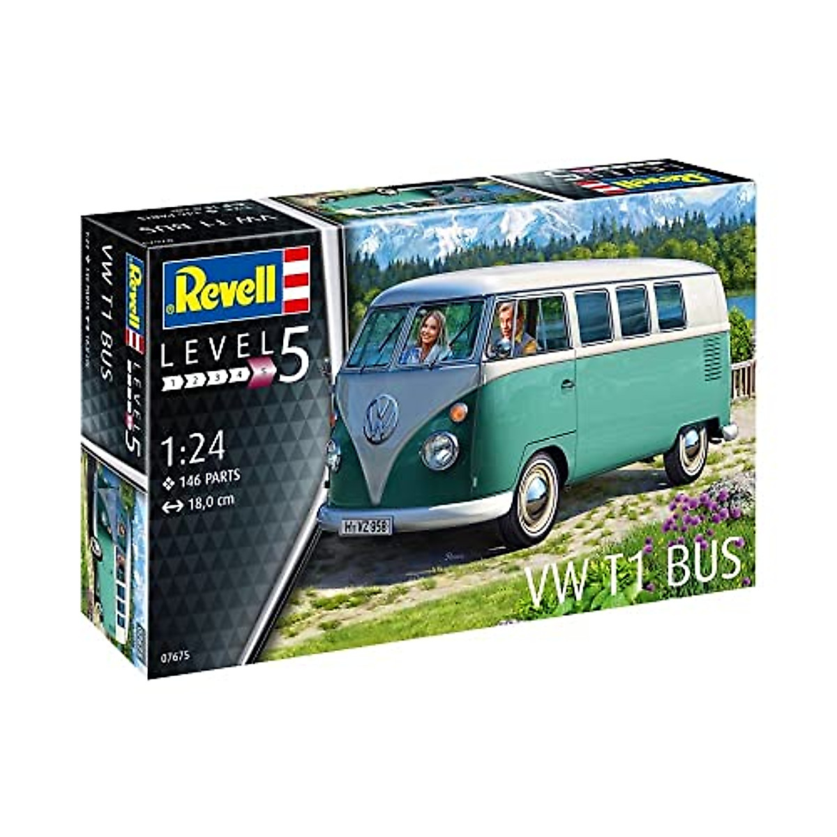 q4you Revell 07675, T1 Bus, Plastic Model Kit