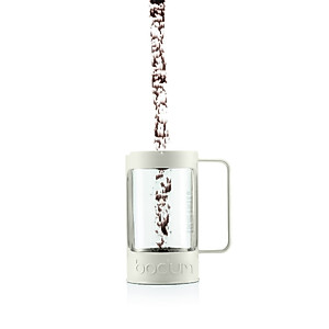 Bodum Bean French Press Coffee Maker with Coffee Grind Catcher, 34 Ounce, Black