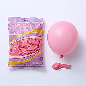 Baseball Balloon Garland Arch Kit with Pink Yellow White Gold Latex Balloons for Girl Baseball Baby Shower Batter Up Sport Party Decor (Pink)