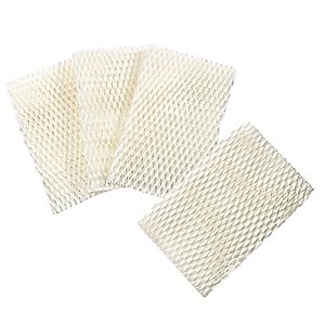 HQRP 4-Pack Wick Filter Compatible with Honeywell HCM750, HCM-750B, HCM750B, HCM-750-TGT, HCM750TGT Humidifiers, Replacement for HAC-700, HAC-700PDQ, HAC700PDQV1 Filter B