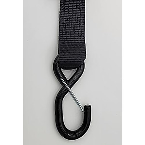 Spare Tire Strap, 3 Way Ratchet Y Strap, 1.5 inch Wide Adjustable, Tire Tie Down Strap for UTV or Truck Tires, Color Black