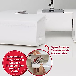 SINGER | M2100 Sewing Machine With Accessory Kit & Foot Pedal - 63 Stitch Applications - Simple & Great for Beginners