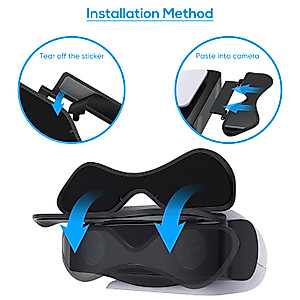 Privacy Shield Compatible with PS5 Camera, YUANHOT Protective Concealing Lens Cover Compatible with Playstation 5 HD Camera (NO Camera Included)