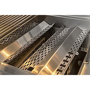 Bonfire CBB3LP 28" 3-Burner Built-in Propane Gas Grill Outdoor with Rear Infrared Burner and Rotisserie,304 Stainless Steel